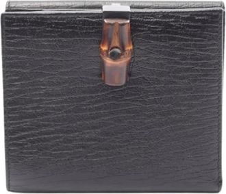 Gucci Portefeuille Pre-owned (bi-pli) - Femme - Pre-owned - Noir - Taille: ONE Size
