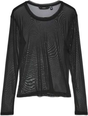 Vero Moda Vmlova Ls JRS Noos D&eacute;bardeur en Maille, Noir, XL