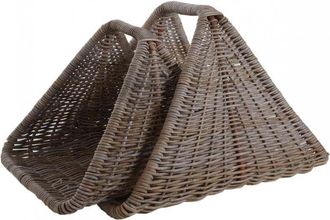 Aubry Gaspard Paniers à bûches en poelet gris