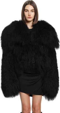 The Attico Shearling Bomber