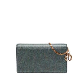 Dior Pre-owned Wallet on Chain - Femme - Pre-owned - Gris - Taille: ONE Size