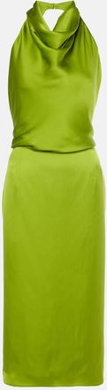 Magda Butrym Midikleid aus Seidensatin