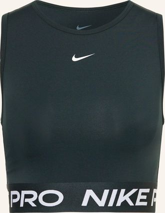 Nike Cropped-Top Pro 365 Dri-Fit grau