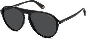 Polaroid lunettes, mod&egrave;le PLD 6225, couleur noir, verre 57 mm, pont 15 mm