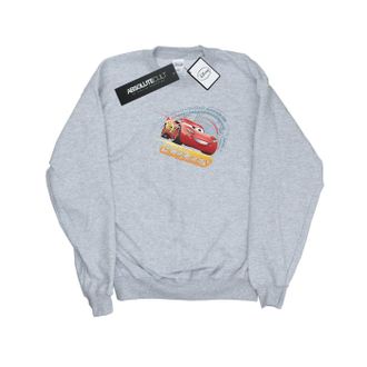 Disney Cars Lightning McQueen Sweatshirt f&uuml;r Damen (Grau meliert)