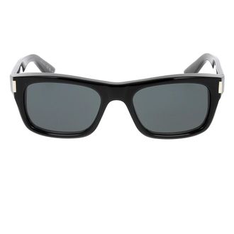 Saint Laurent Rechteckige Acetat-Sonnenbrille - - Accessories - unisex - Schwarzk - ONE SIZE