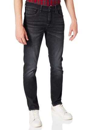 7 For All Mankind Herren Slimmy Tapered Luxe Performance Eco Grey Jeans, Grey, 38W 30L EU