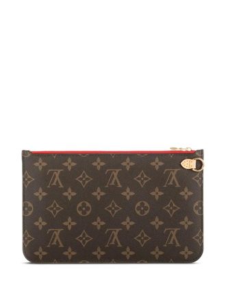 Louis Vuitton Clutch mit Monogramm - Braun