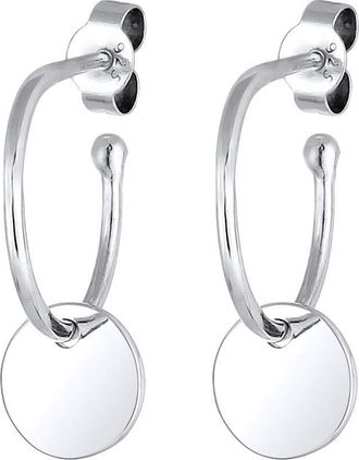 Elli Ohrringe Damen Stecker Plättchen Geo in 925 Sterling Silber