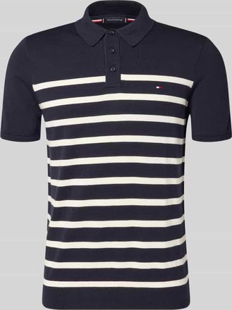 Tommy Hilfiger Regular Fit Strick-Poloshirt aus reiner Baumwolle
