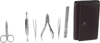 Zwilling Zwilling Manik&uuml;re Pedik&uuml;re Set 7tlg. mit Nagelknipser, Leder