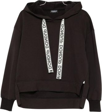 Dondup Femme, Sweatshirts et sweats &agrave; capuche, Noir, Taille: 40 FR Sweat &agrave; capuche