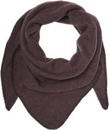 Vero Moda VMCALLY Écharpe triangulaire GA Noos, prune parfaite/détail : mélange noir, taille unique, Prune parfaite/détail : noir mélangé, taille unique