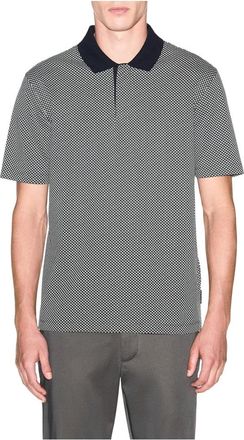 A|X Armani Exchange Homme, Tops, Gris, Taille: XL Polo en jersey stretch