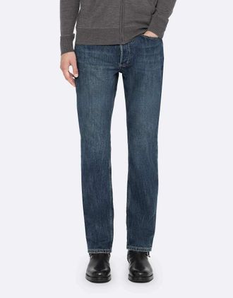 AllSaints Slim Straight in Dunkelindigo-Blau