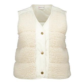 Moncler Gesteppte Teddy-Weste - - Jackets - Damen - Beige - 2XS