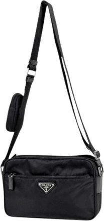 Prada Sac bandouli&egrave;re vintage doccasion - Femme - Pre-owned - Noir - Taille: ONE Size