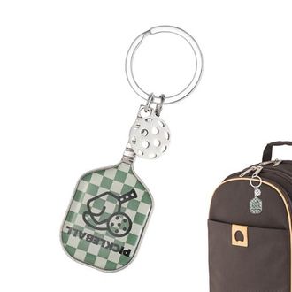 Generic Porte-cl&eacute;s en forme de raquette de balle | Porte-cl&eacute;s en de zinc, excellente durabilit&eacute;, sac, utilisation pratique, porte-cl&eacute;s d&eacute;coratif pour femme, a