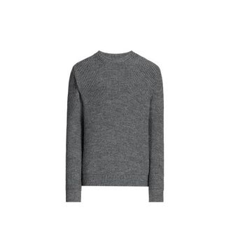 Saison 1865 Pull Gamma col rond en alpaga et laine mélangés