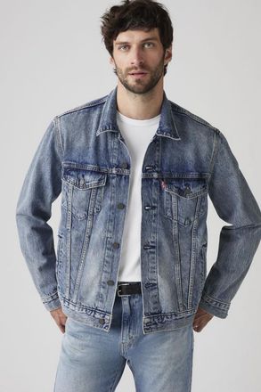 Levi's Die Trucker-Jacke - Herren - Blau / Blau