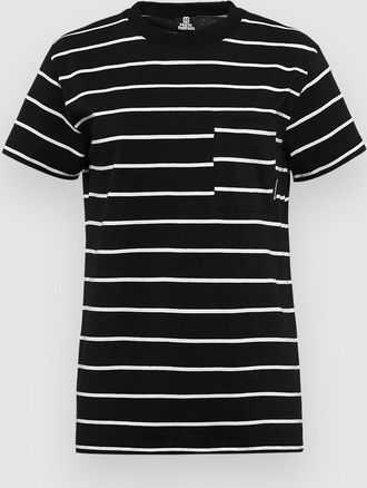 Horsefeathers Pyper T-Shirt black stripes