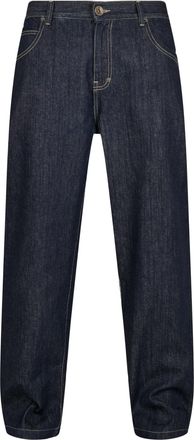 Southpole Herren Embossed Denim Hose, raw Indigo, 32