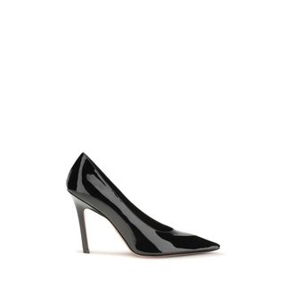 Amina Muaddi Femme, Chaussures, Noir, Taille: 36 EU Christine Pump 100