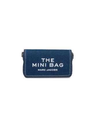 Marc Jacobs Hobo Bags - Mini Denim Bag The Chain - Blue - Gr. unisize - in Blau - f&uuml;r Damen