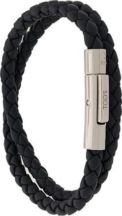 Tod's Homme, Accessoires, Bleu, Taille: ONE Size Bracelet Tress&eacute;