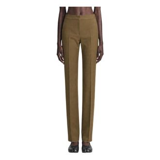 Max Mara Slim-fit Hosen - - Trousers - Damen - Gr&uuml;n - XS