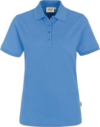 HAKRO Damen Polo-Shirt Classic - 110 - malibu-blue - Größe: XXL