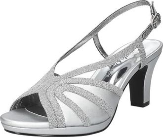 Easy Street Femme Starlight, Silver Satin, 38.5 EU