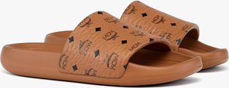MCM Slides mit Monogramm-Print