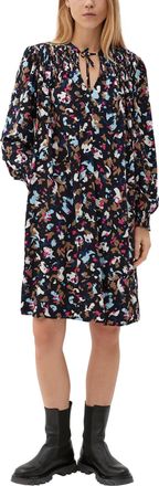 s.Oliver Damen Kleider kurz, Blau, 40 EU