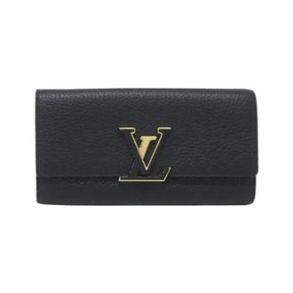 Louis Vuitton Pre-owned Capucines Taurillon Long Wallet - - Pre-owned - Damen - Schwarzk - ONE SIZE