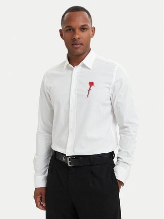 HUGO BOSS Hemd Emero 50566268 Wei&szlig; Relaxed Fit