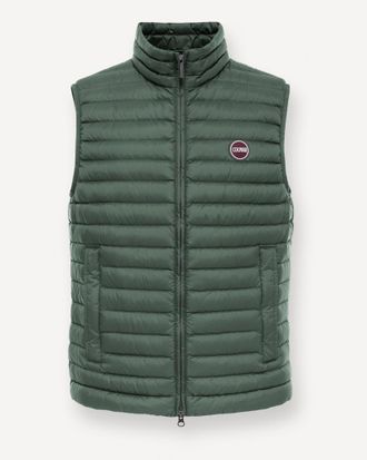 Colmar Leichte Steppweste mit Daunenf&uuml;llung und Label-Aufn&auml;her in