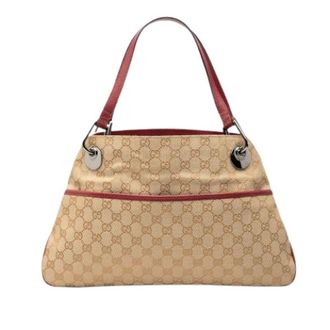 Gucci Pre-owned Canvas Schultertasche - - Pre-owned - Damen - Beige - ONE SIZE
