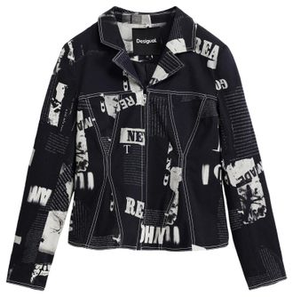 Desigual Blazer_Newspaper_BLA, 2006 Dark Grey, XL