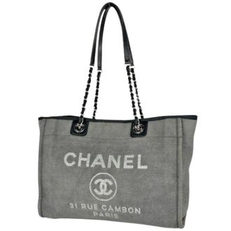 Chanel Pre-owned Canvas chanel-taschen - - Pre-owned - Damen - Grau - ONE SIZE