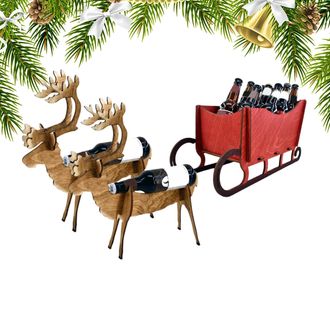 Generic Weinflaschenhalter f&uuml;r Weihnachtsbaumflaschen | Weinflaschenhalter Dekoration - Holz-Esstisch-Dekoration f&uuml;r Wohnkultur und Aufbewahrung f&uuml;r K&uuml;che, Ba