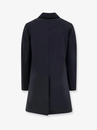 Aspesi Mens Coat Perfetto Black Polyester