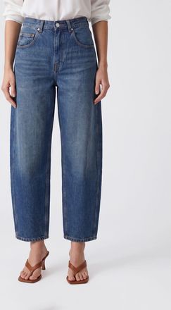 Isabel Marant Oriane High-Waist Baggy Jeans aus Baumwolldenim