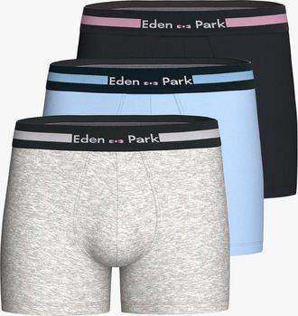 Eden Park Lot e 3 cale&ccedil;ons en coton m&eacute;lang&eacute;