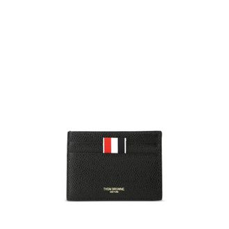 Thom Browne Pebble Grain Leather Card Holder - - Accessories - Herren - Schwarzk - ONE SIZE