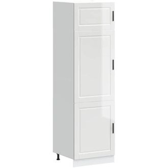 vidaXL Vidaxl - K&uuml;chenschrank Porto Hochglanz-Wei&szlig; Holzwerkstoff