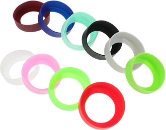 Cabilock 10 Stück Silikon Flaschenboden Teiliges rutschfest für Flaschen mit Hitzeisolierend Lösung für Sicheren Halt