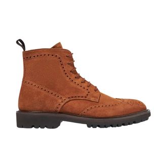 Scarosso Homme, Chaussures, Brun, Taille: 43 1/2 EU Bottines &agrave; lacets Thomas en daim fauve