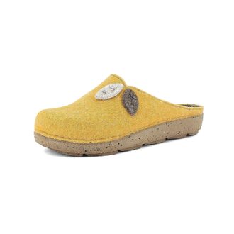 Inblu inlbu Ecofriends Damen Bl&auml;ttern, Sohle und Obermaterial aus recyceltem Material, 35/41 Clogs, gelb, 39 EU