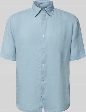 Boss Orange by Hugo Boss Regular Fit Freizeithemd aus reinem Leinen Modell RASH